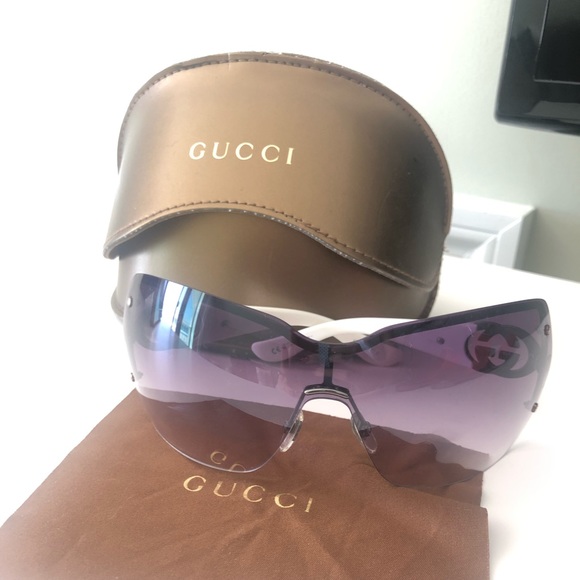 Gucci | Accessories | Gucci White Sunnies | Poshmark